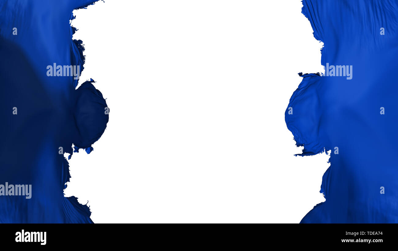 Blasted Deep blue color flag Stock Photo - Alamy