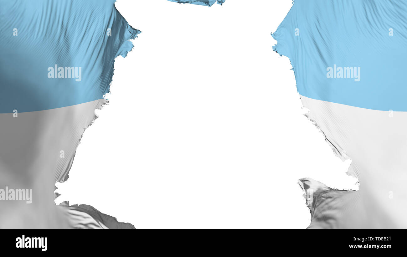 Ragged Riga flag Stock Photo - Alamy