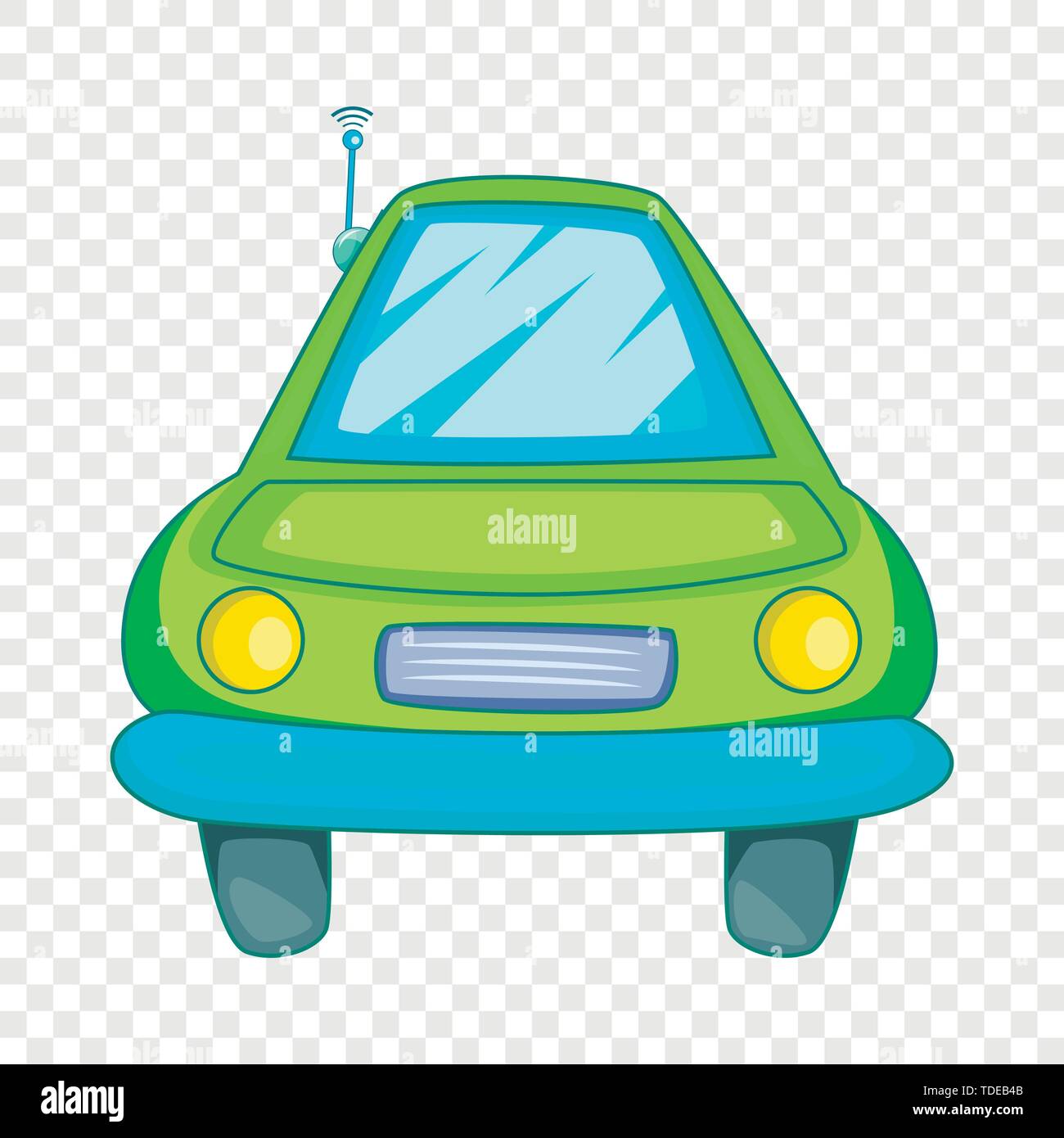 Car with wifi sign i icon, cartoon style Stock Vector Image & Art - Alamy