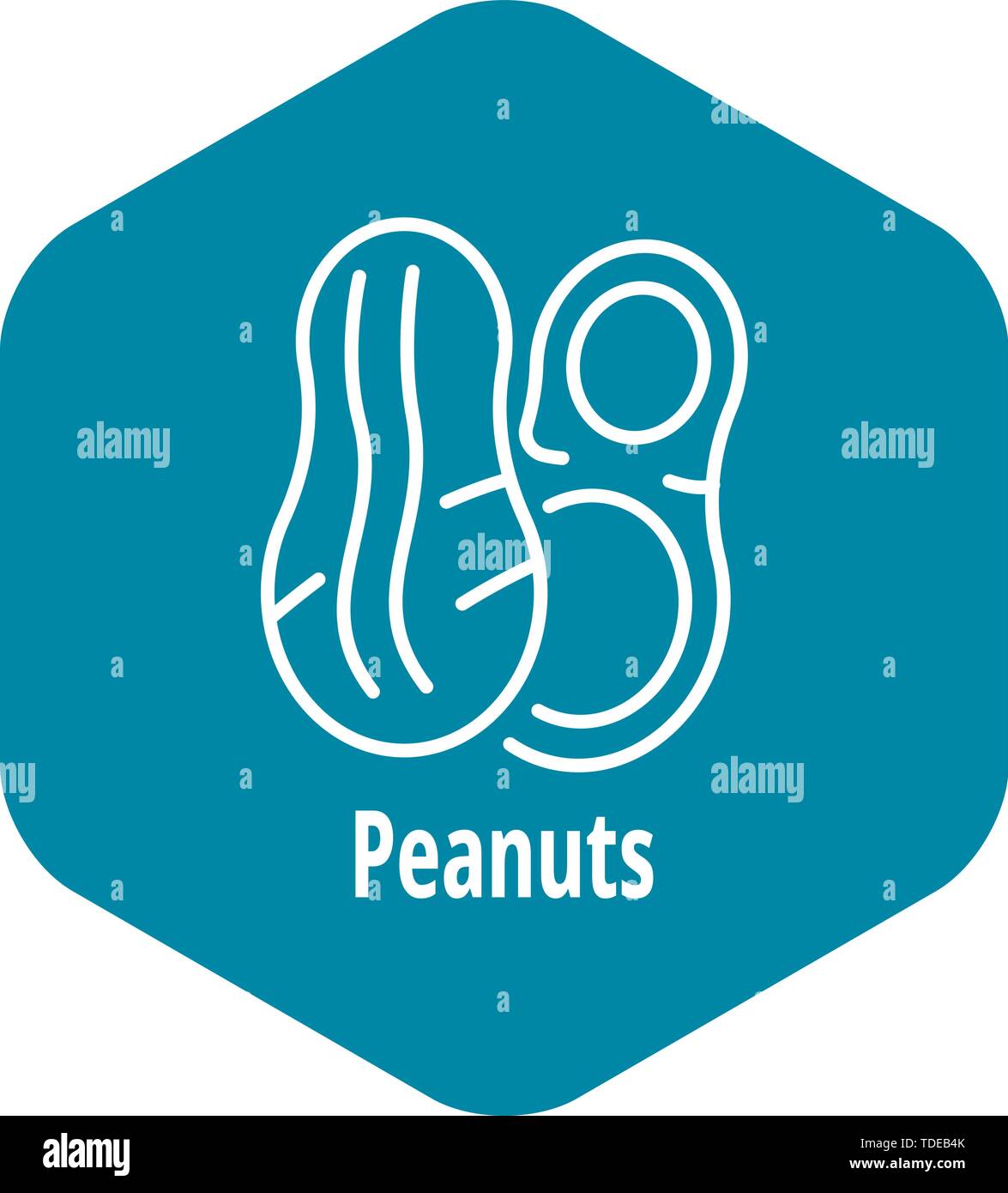 Peanuts icon, outline style Stock Vector Image & Art - Alamy