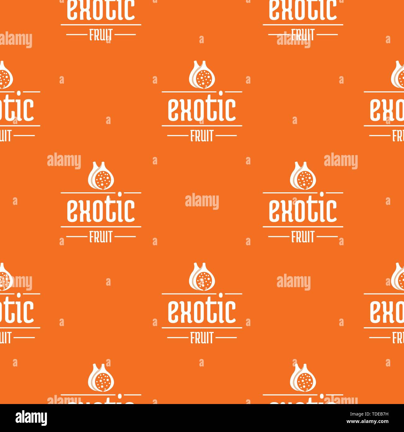 Exotic fruit pattern vector orange Stock Vector Image & Art - Alamy