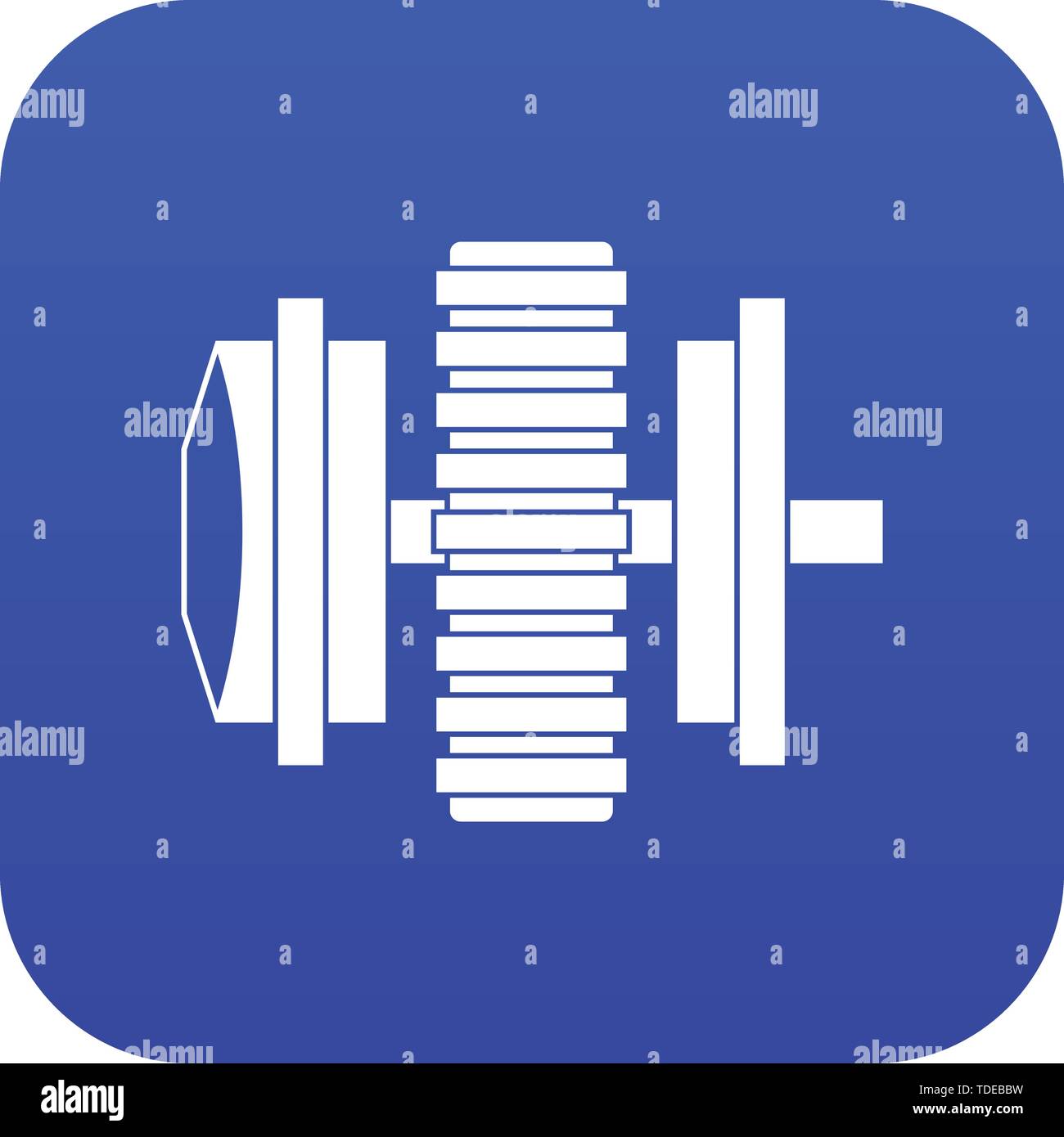 Repair thing icon digital blue Stock Vector Image & Art - Alamy