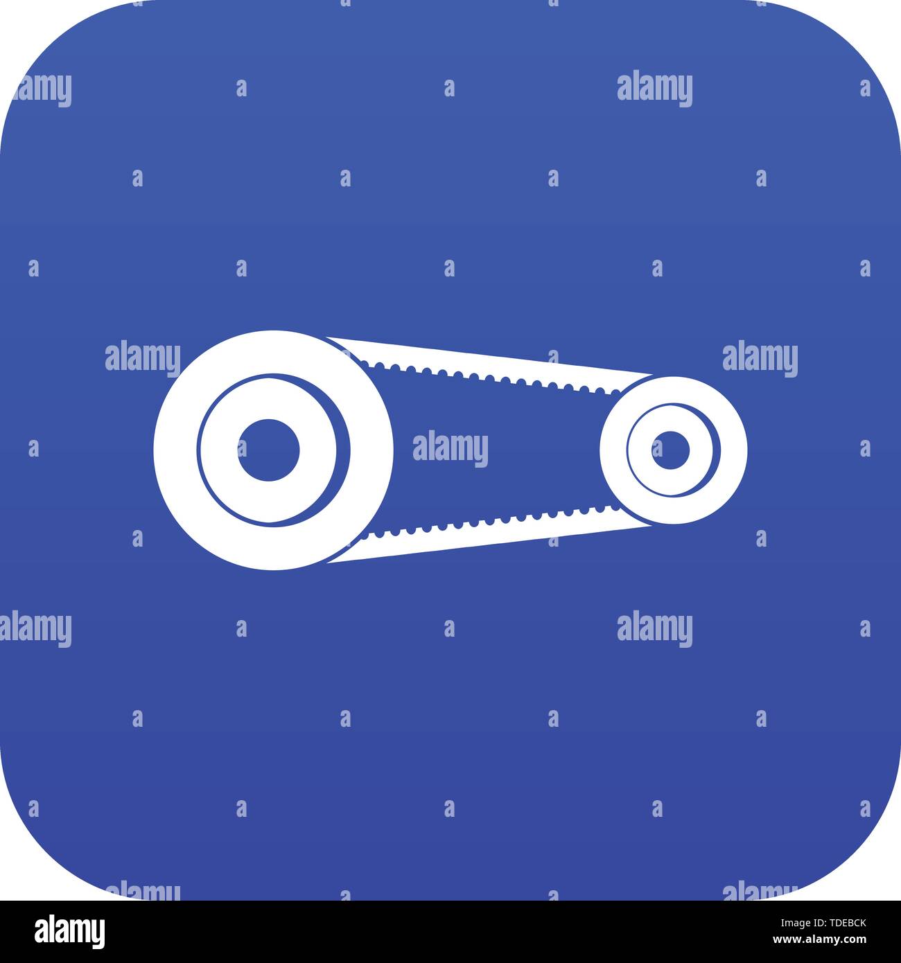 Mechanic belt icon digital blue Stock Vector Image & Art - Alamy
