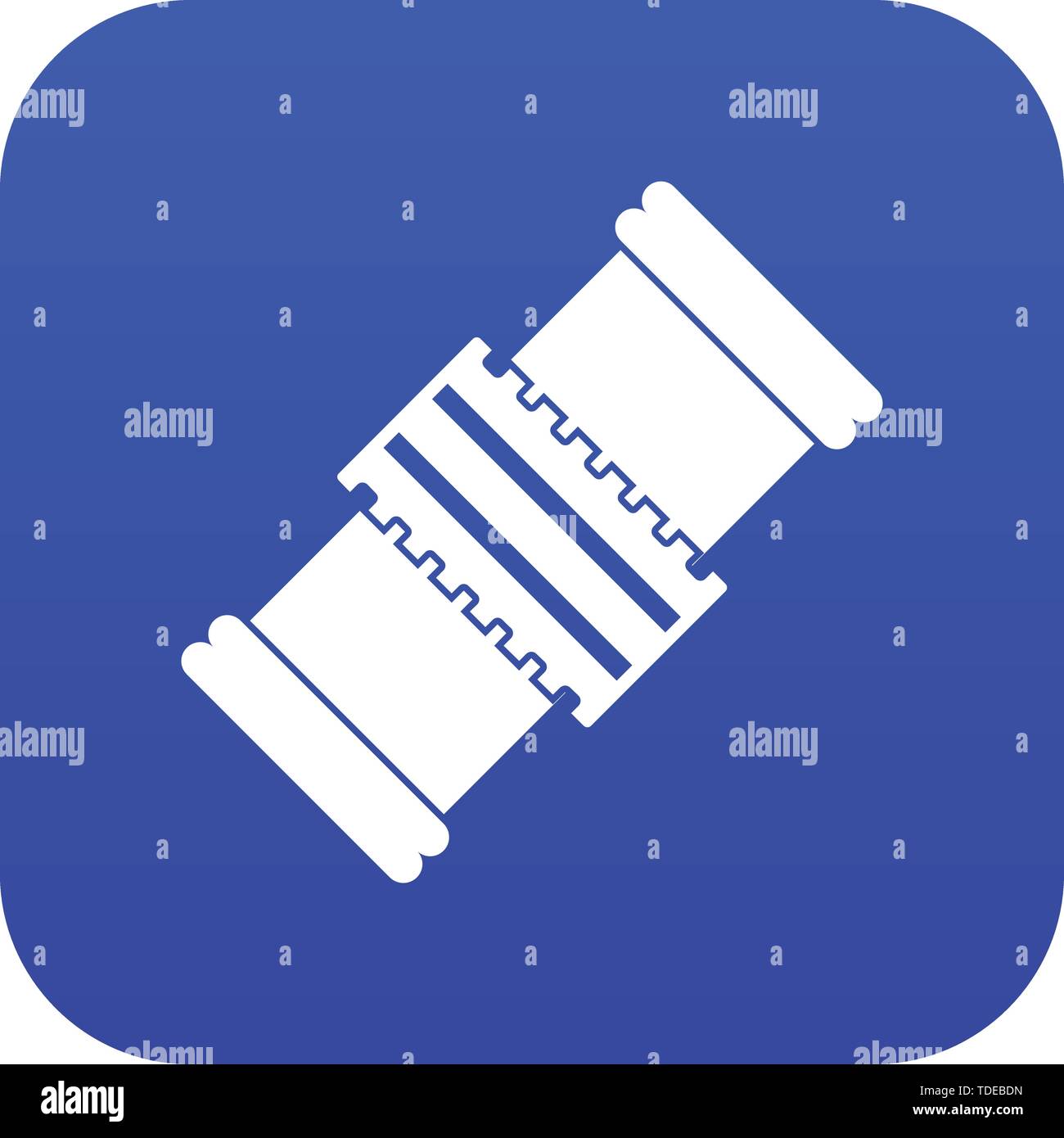 Repair detail icon digital blue Stock Vector Image & Art - Alamy