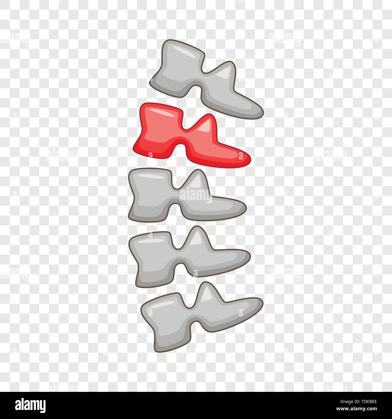 Spine pain icon, cartoon style Stock Vector Image & Art - Alamy