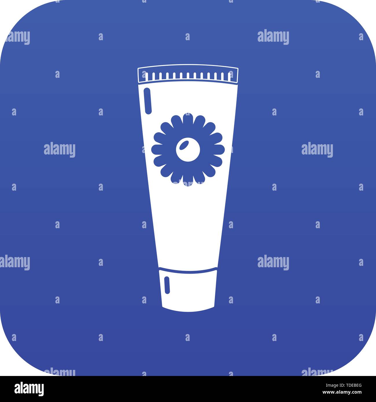 Tube cream icon blue vector Stock Vector Image & Art - Alamy