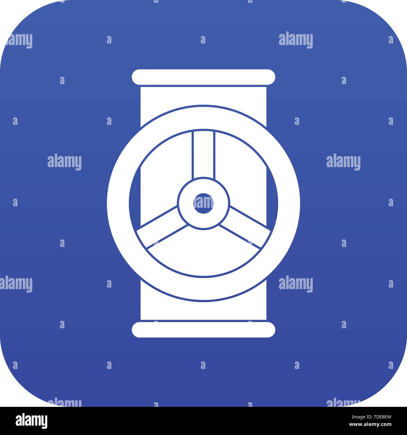 Valve icon digital blue Stock Vector Image & Art - Alamy