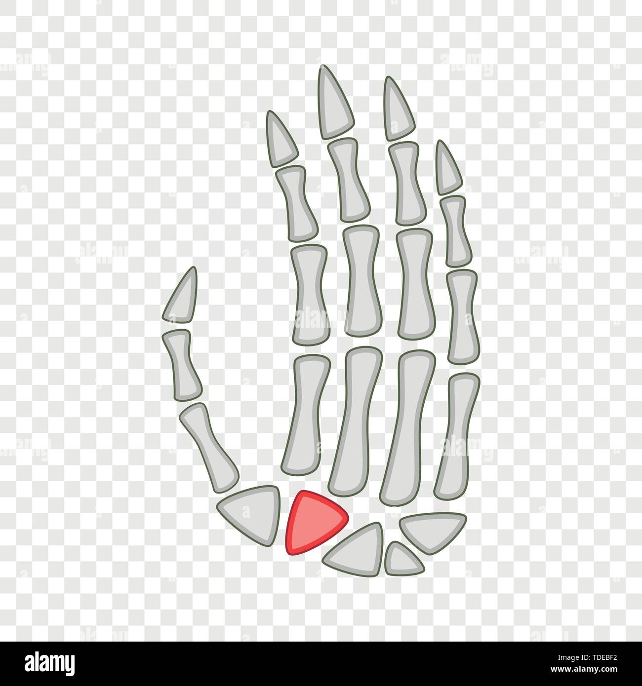 Human anatomy hand palm icon, cartoon style Stock Vector Image & Art ...