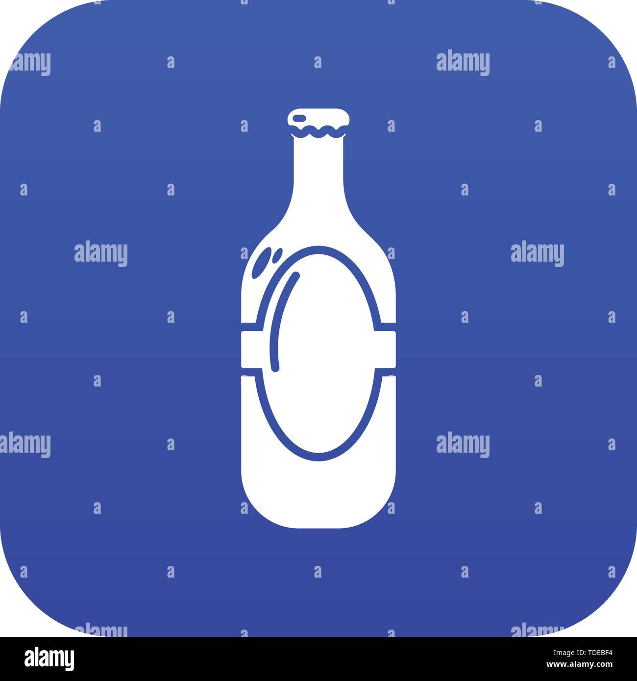 Vodka icon blue vector Stock Vector Image & Art - Alamy