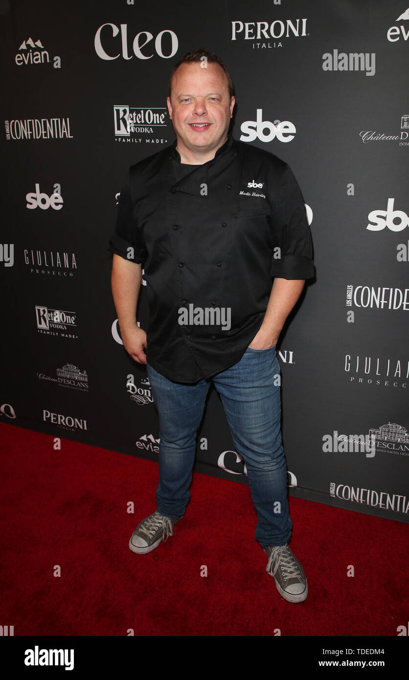 Hollywood, Ca. 14th June, 2019. Martin Heierling, at sbe Celebrates of ...