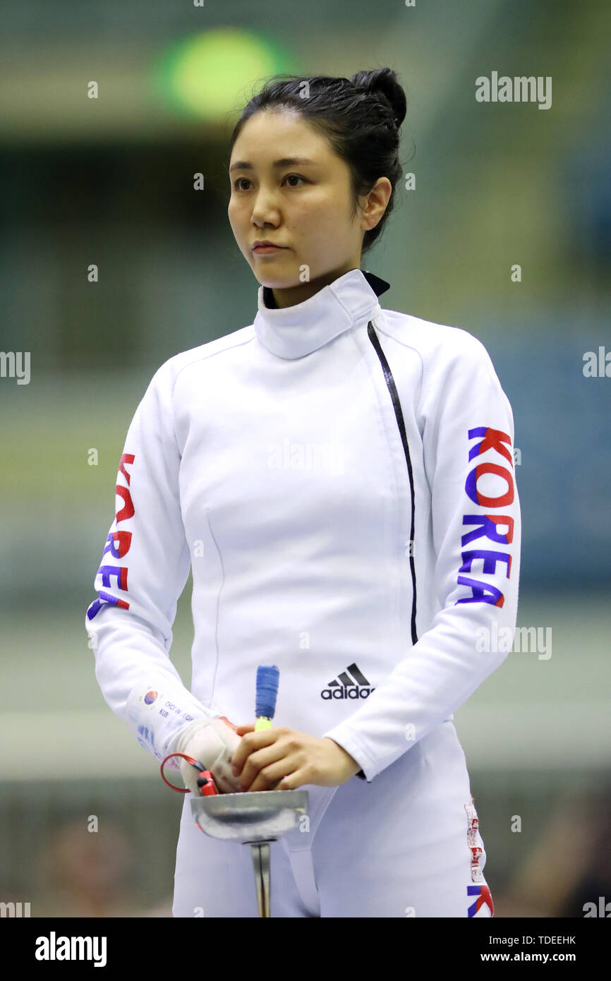 Chiba Port Arena, Chiba, Japan. 14th June, 2019. Choi Injeong (KOR ...