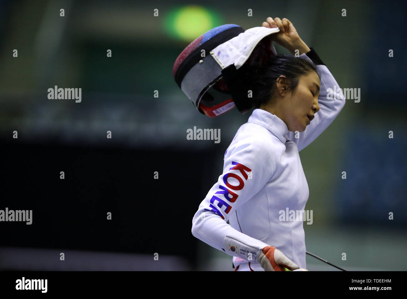 Chiba Port Arena, Chiba, Japan. 14th June, 2019. Choi Injeong (KOR ...