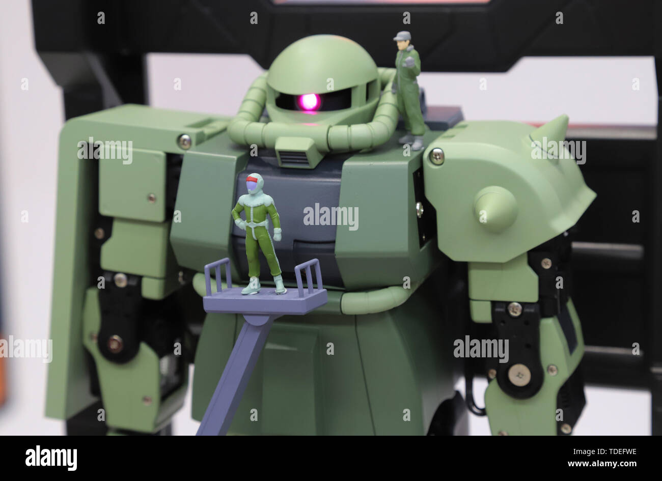 Tokyo, Japan. 14th June, 2019. A robot Zack from animation movie Gundam ...