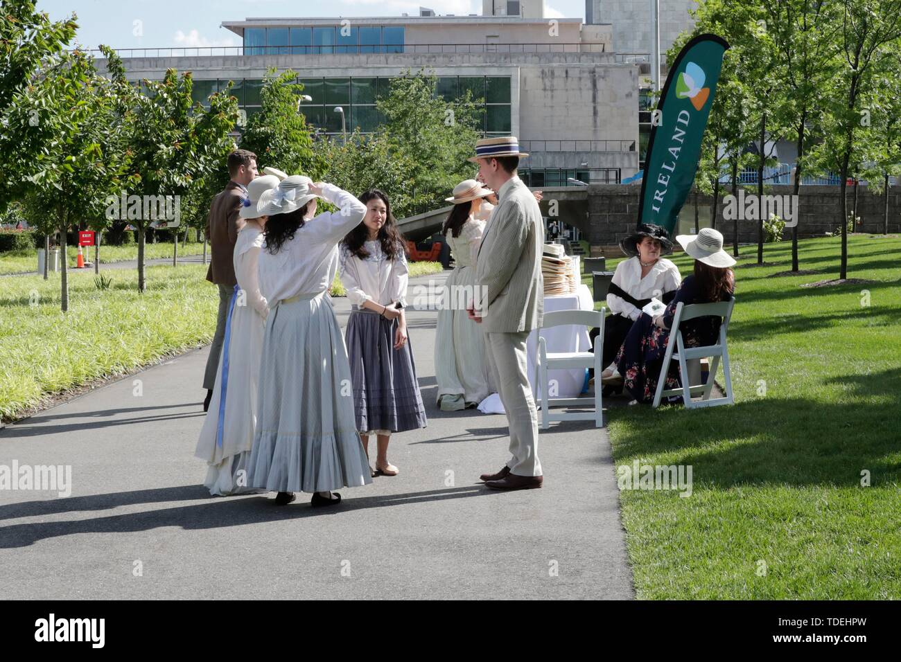 United Nations, New York, USA, June 15, 2019 - Guests dressing in the ...