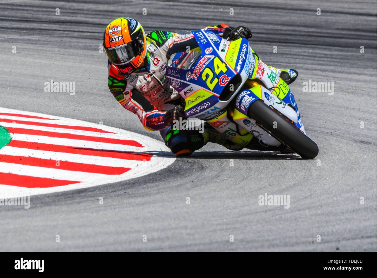 SIMONE CORSI (24) of Italy and Tasca Racing Scuderia Moto2 during the ...