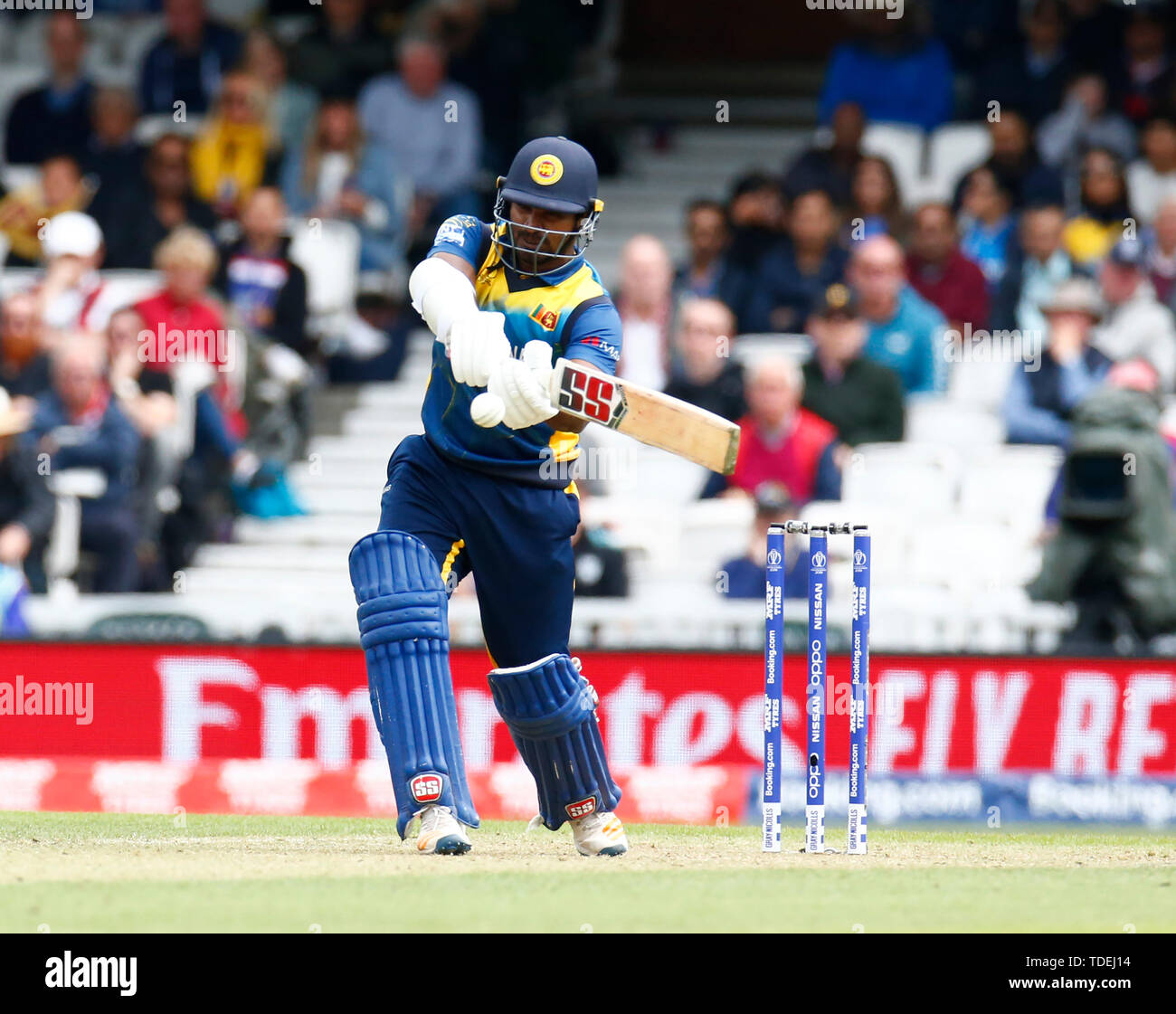 London, UK. 15th June, 2019. LONDON, England. June 15: Kusal Perera of ...