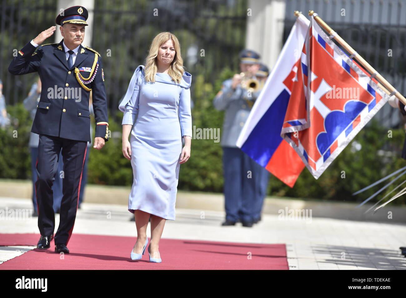 Bratislava, Slovakia. 15th June, 2019. New Slovak President Zuzana ...