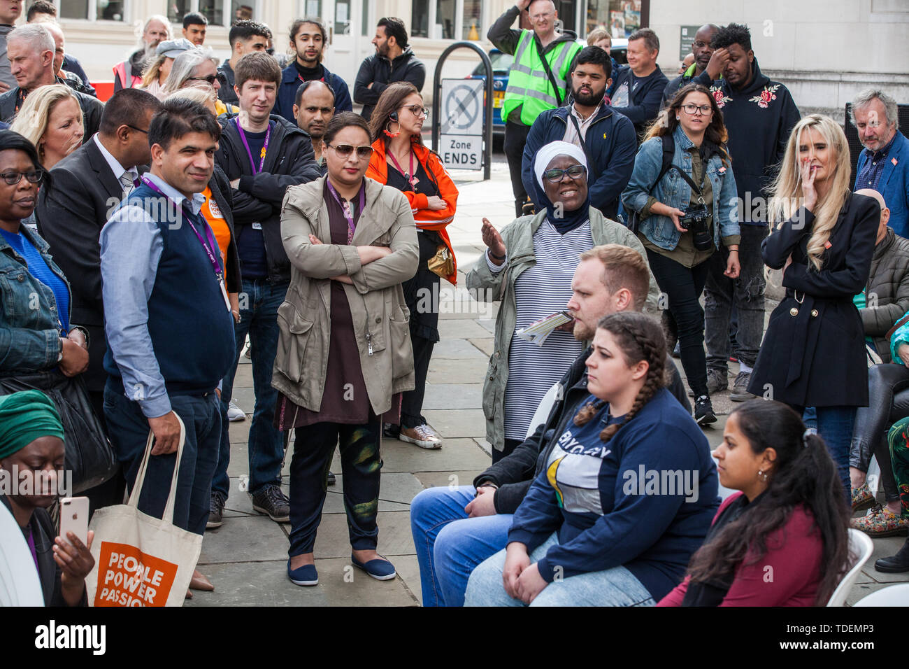 Luton, Bedfordshire, UK. 15 June, 2019. Luton Council holds a People’s ...