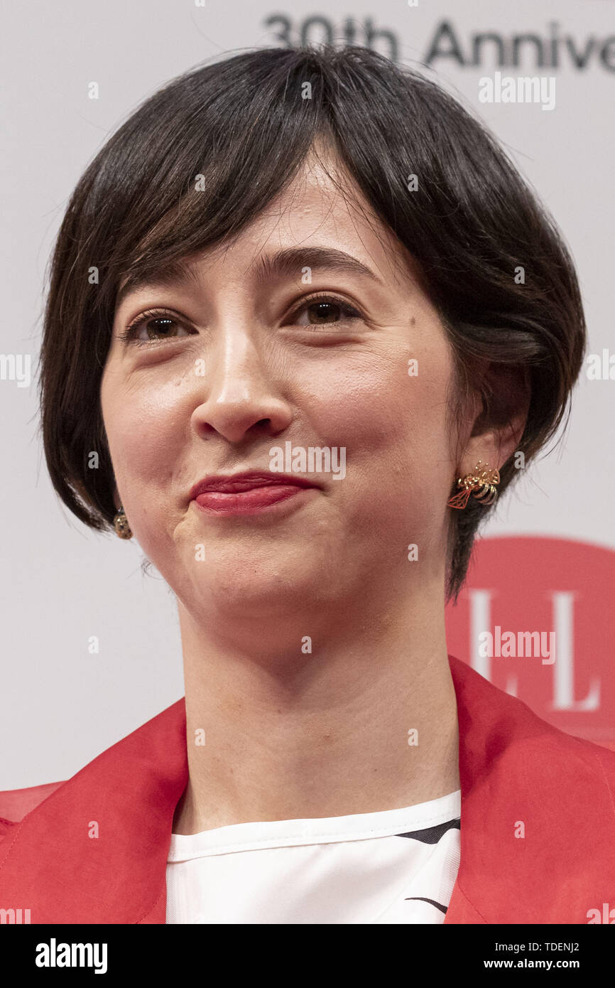 Tokyo, Japan. 15th June, 2019. Japanese television announcer Christel ...