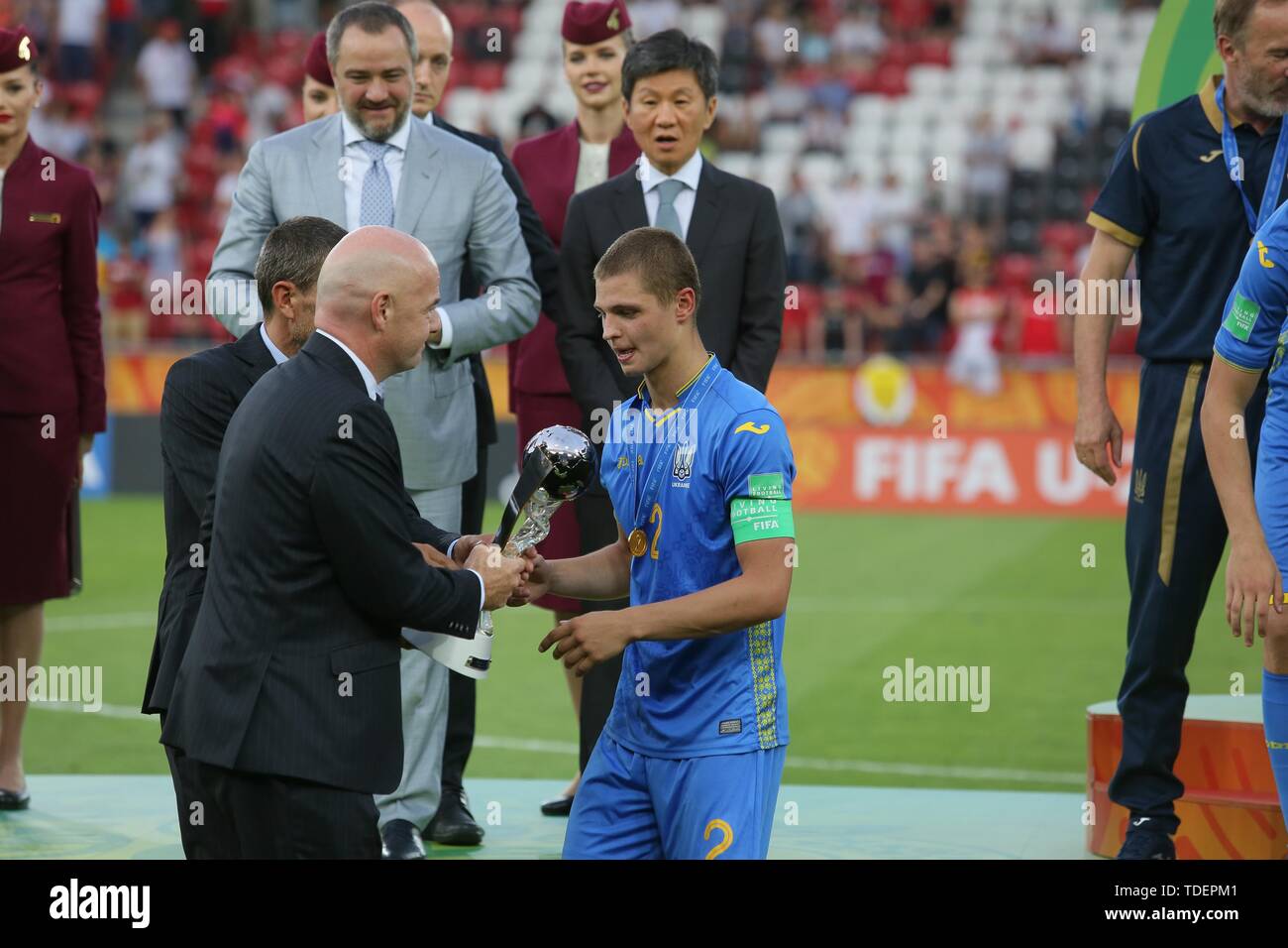 Lodz, Poland. 15th June, 2019. FIFA U-20 World Cup, Poland. , . in Lodz, Poland. Credit: East ...