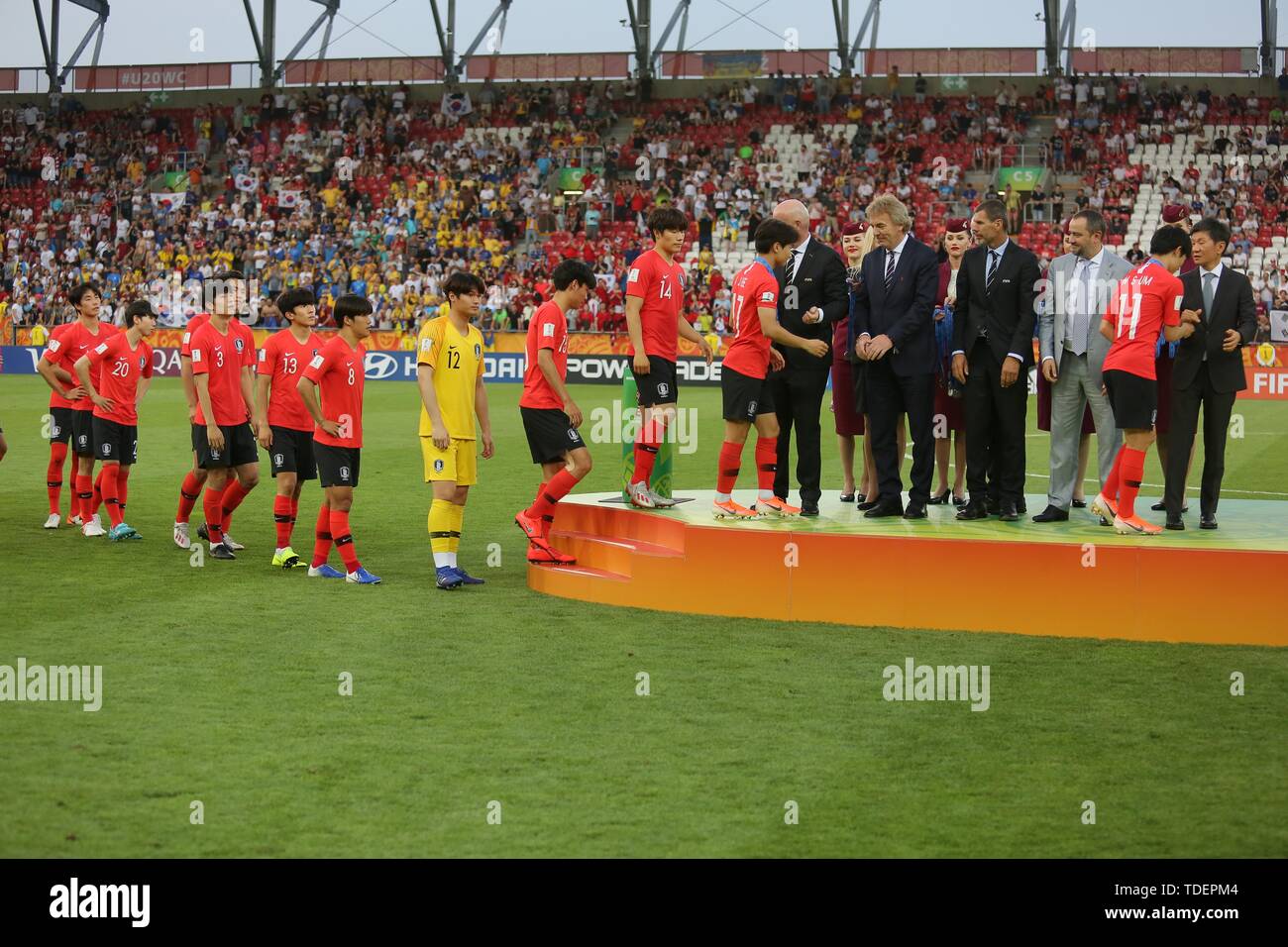 Lodz, Poland. 15th June, 2019. FIFA U-20 World Cup, Poland. , . in Lodz, Poland. Credit: East ...
