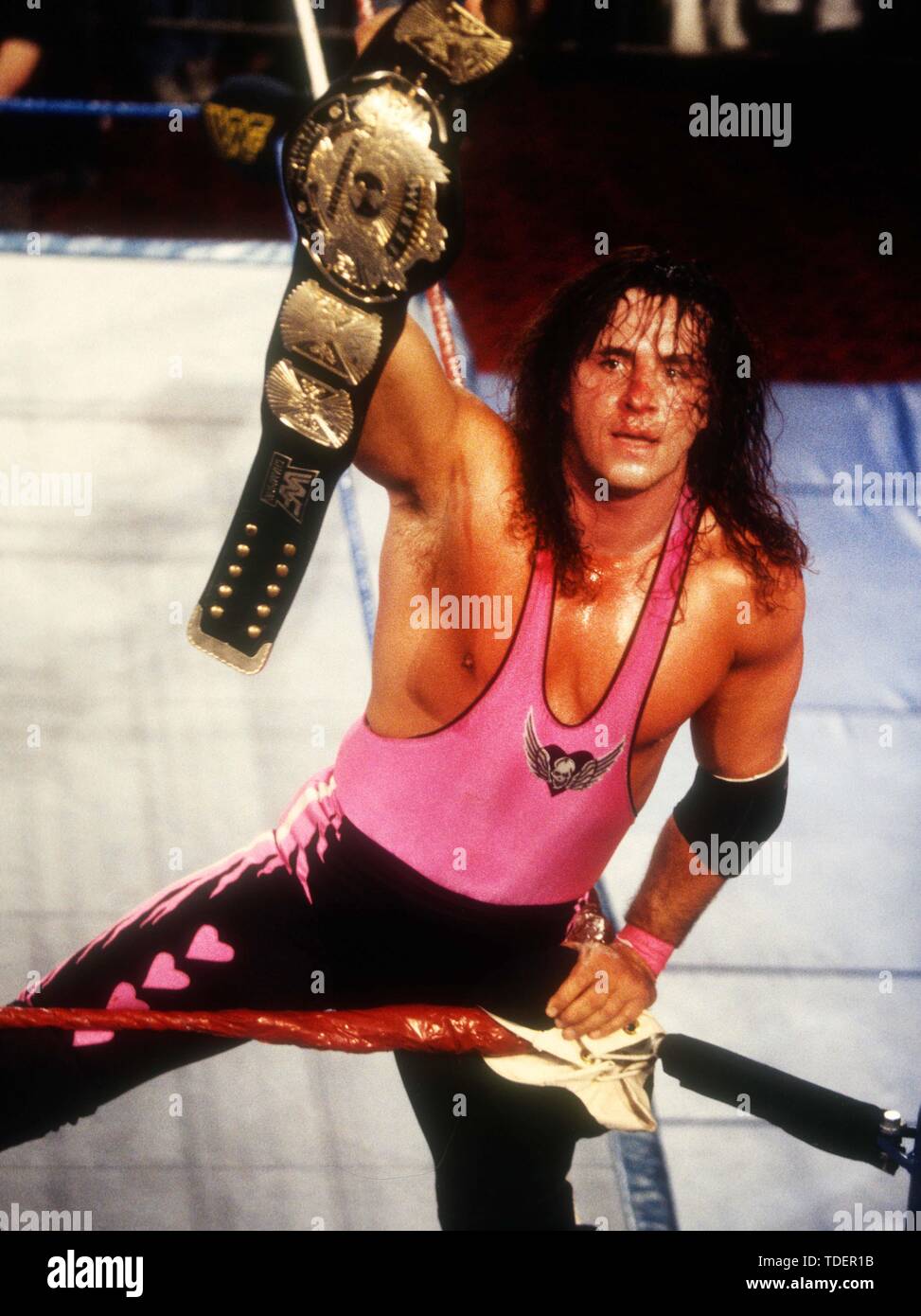 Bret Hart The Hitman 1988 Photo By John Barrett/PHOTOlink. Photo via ...