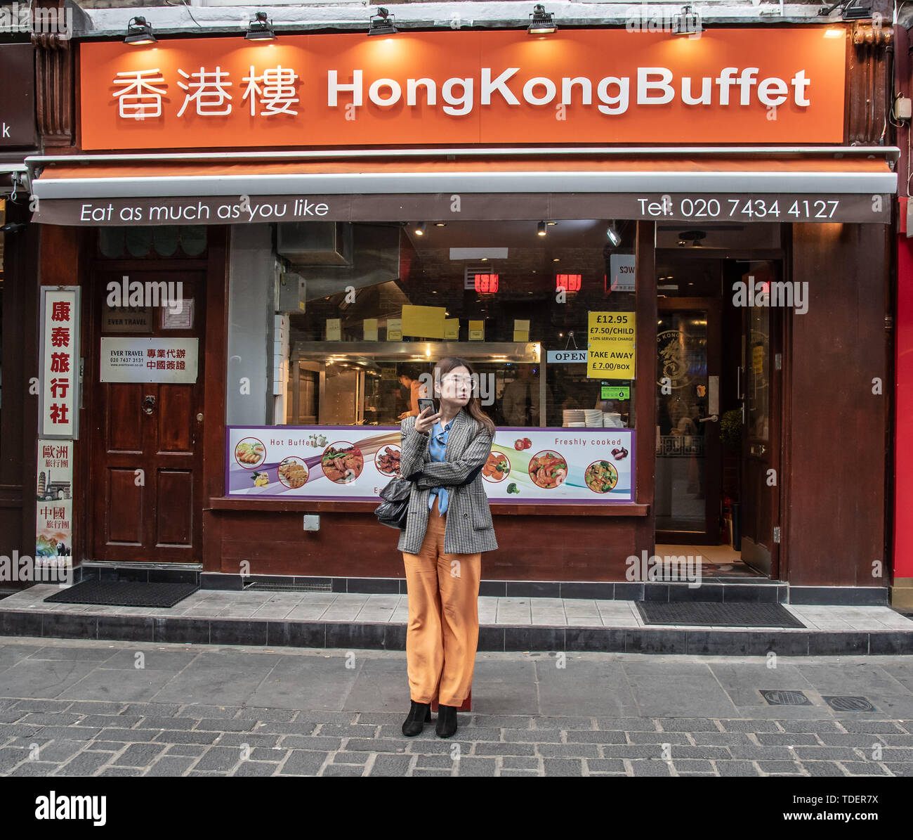 London, UK. London, UK. Hong Kong Buffet in London Chinatown Sweet ...