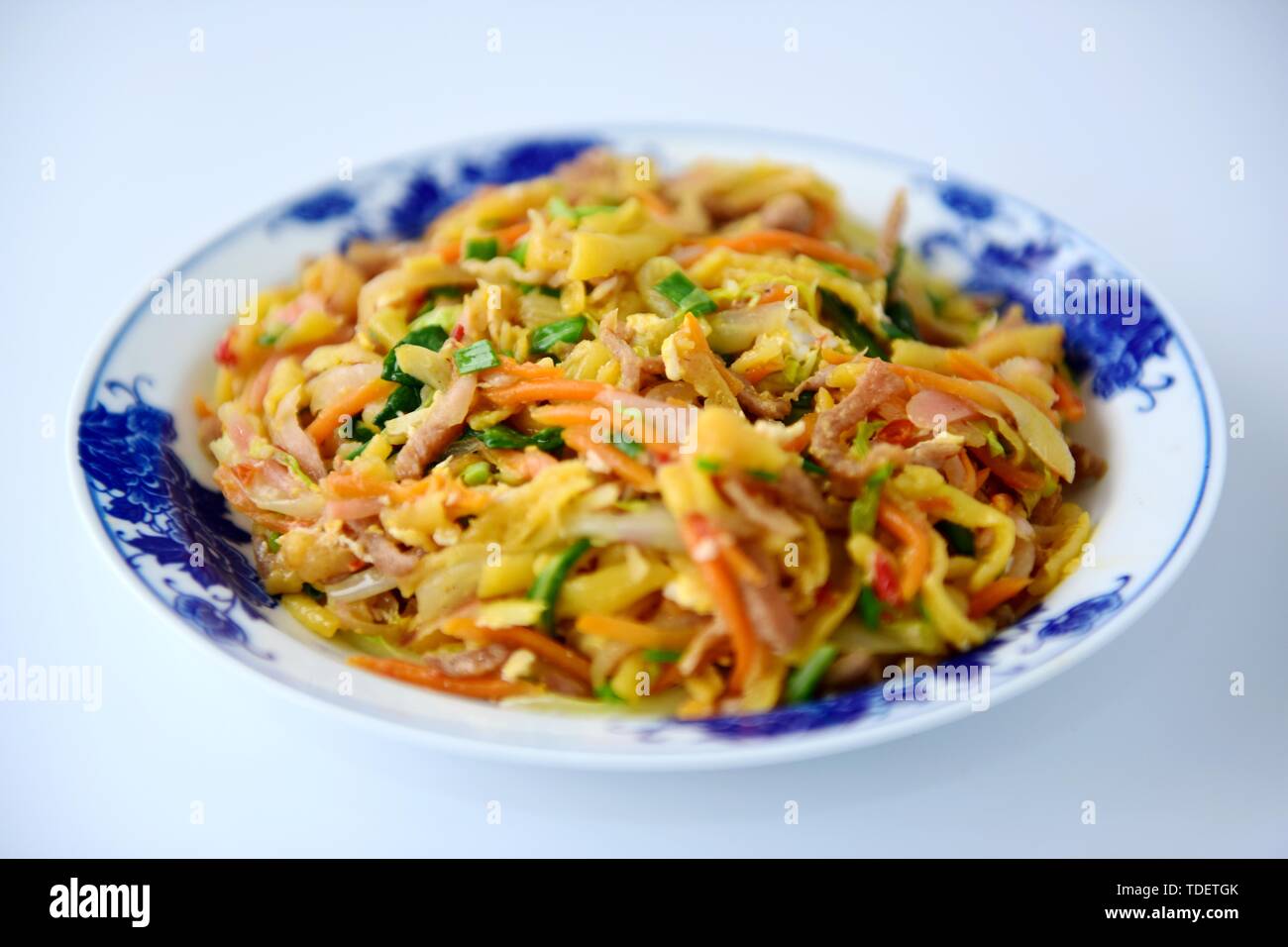 Fried bean skins Stock Photo - Alamy