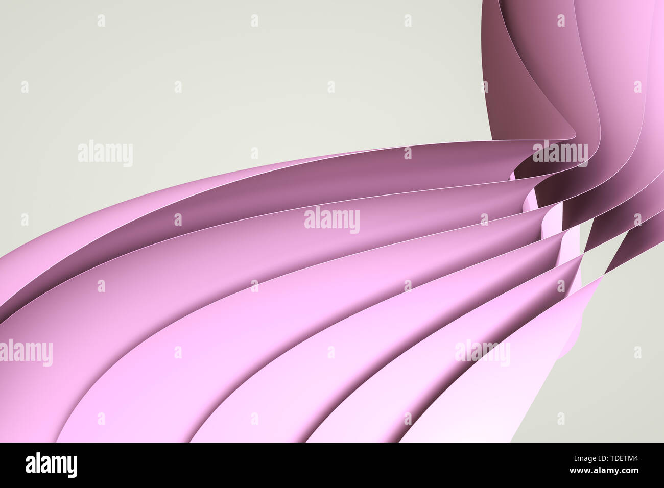 Three-dimensional rendering, pink flow background Stock Photo - Alamy
