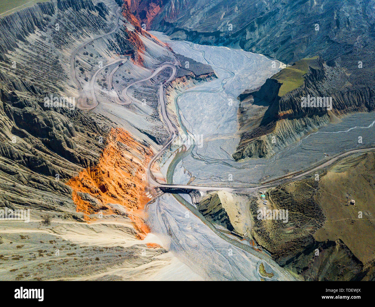 Anjihai Grand Canyon Hongshan Grand Canyon Kuitun Grand Canyon Stock ...