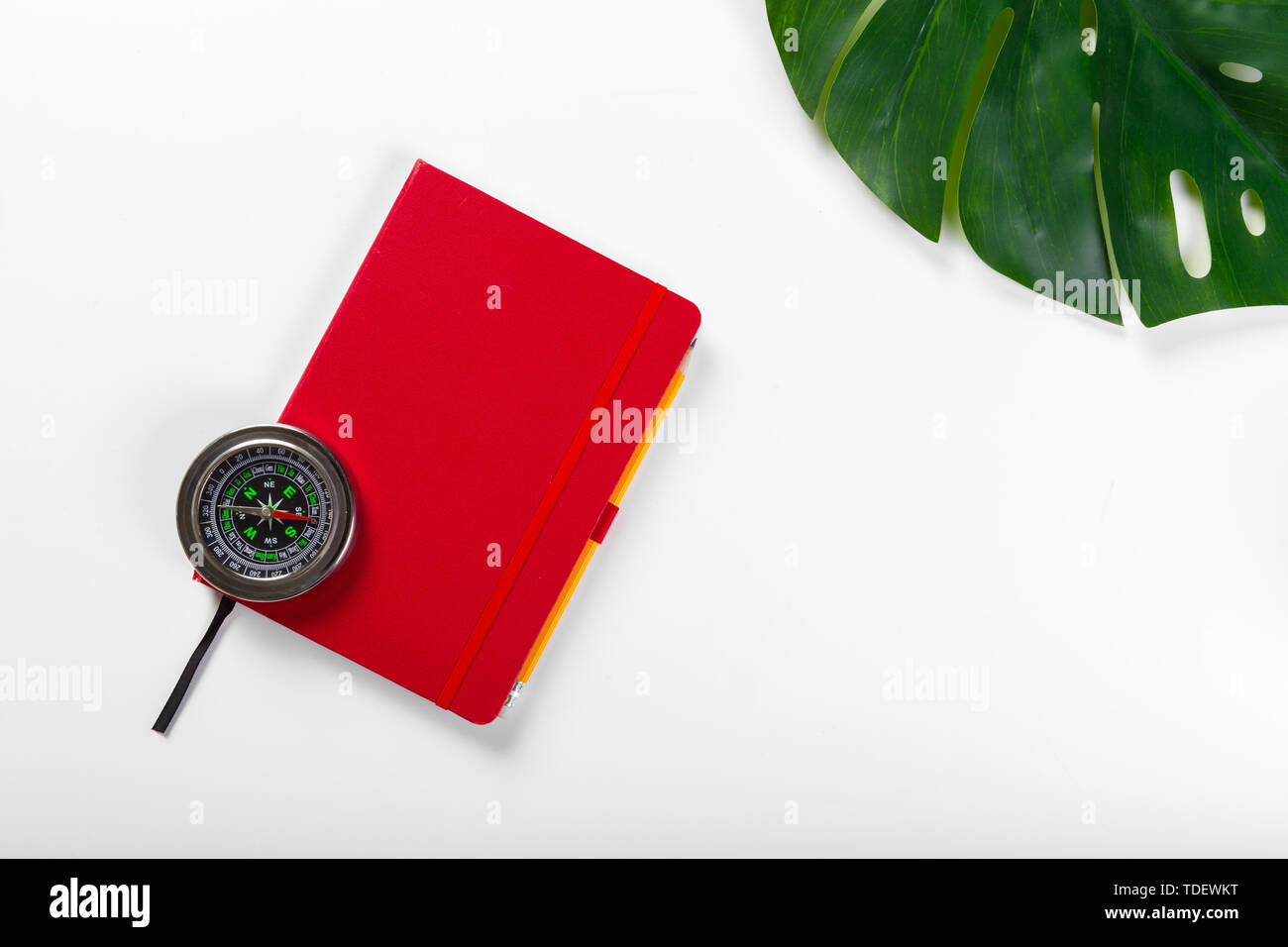 Direction concept with compass Stock Photo - Alamy