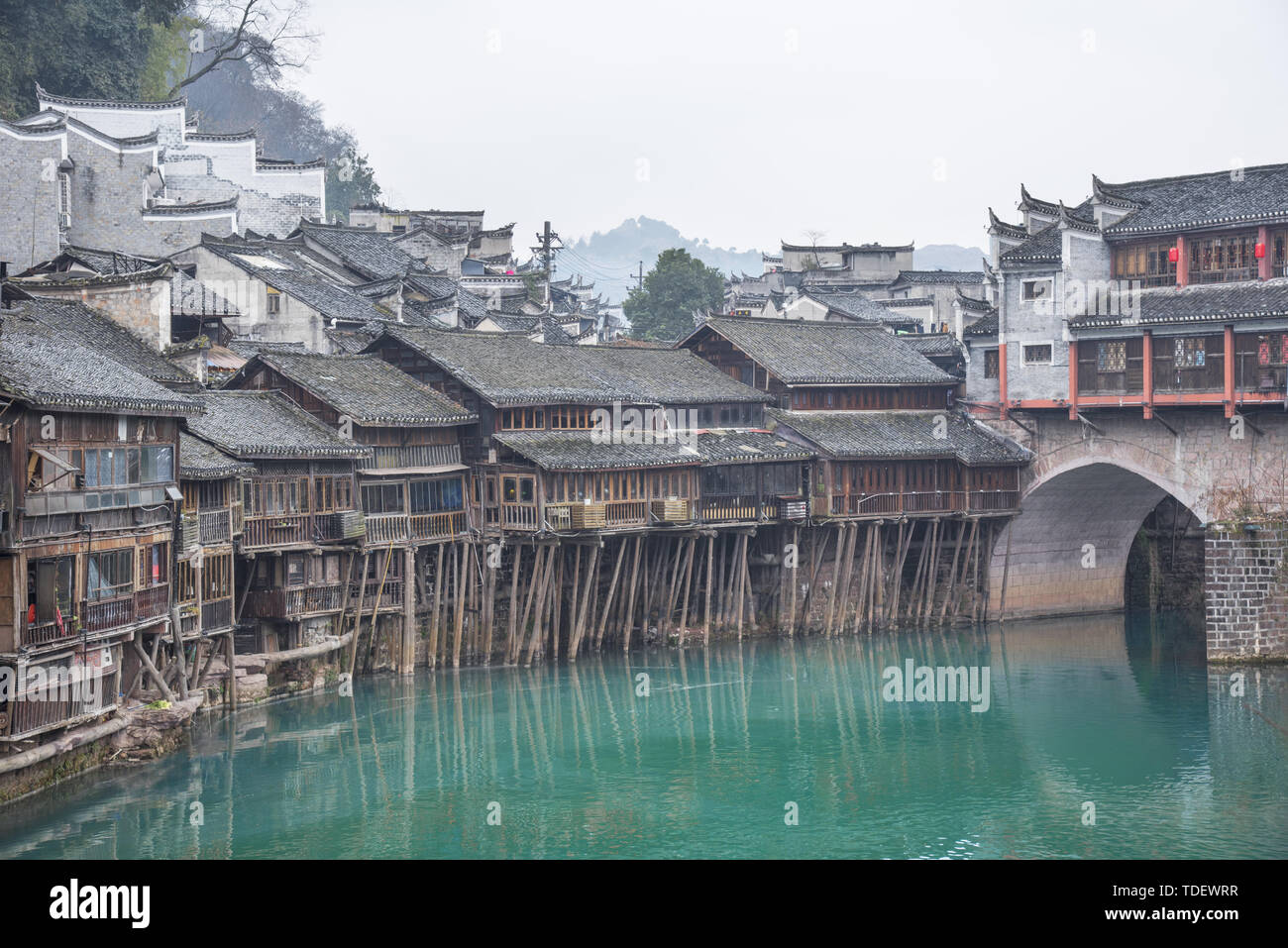 The ancient architectural scenery of the ancient city of Phoenix Stock ...