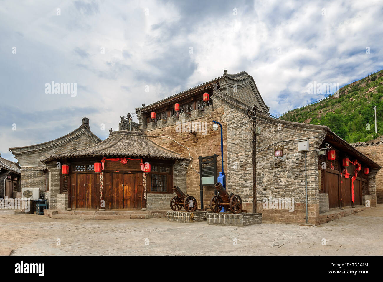 Ancient architecture in the ancient town of Qikou Stock Photo - Alamy