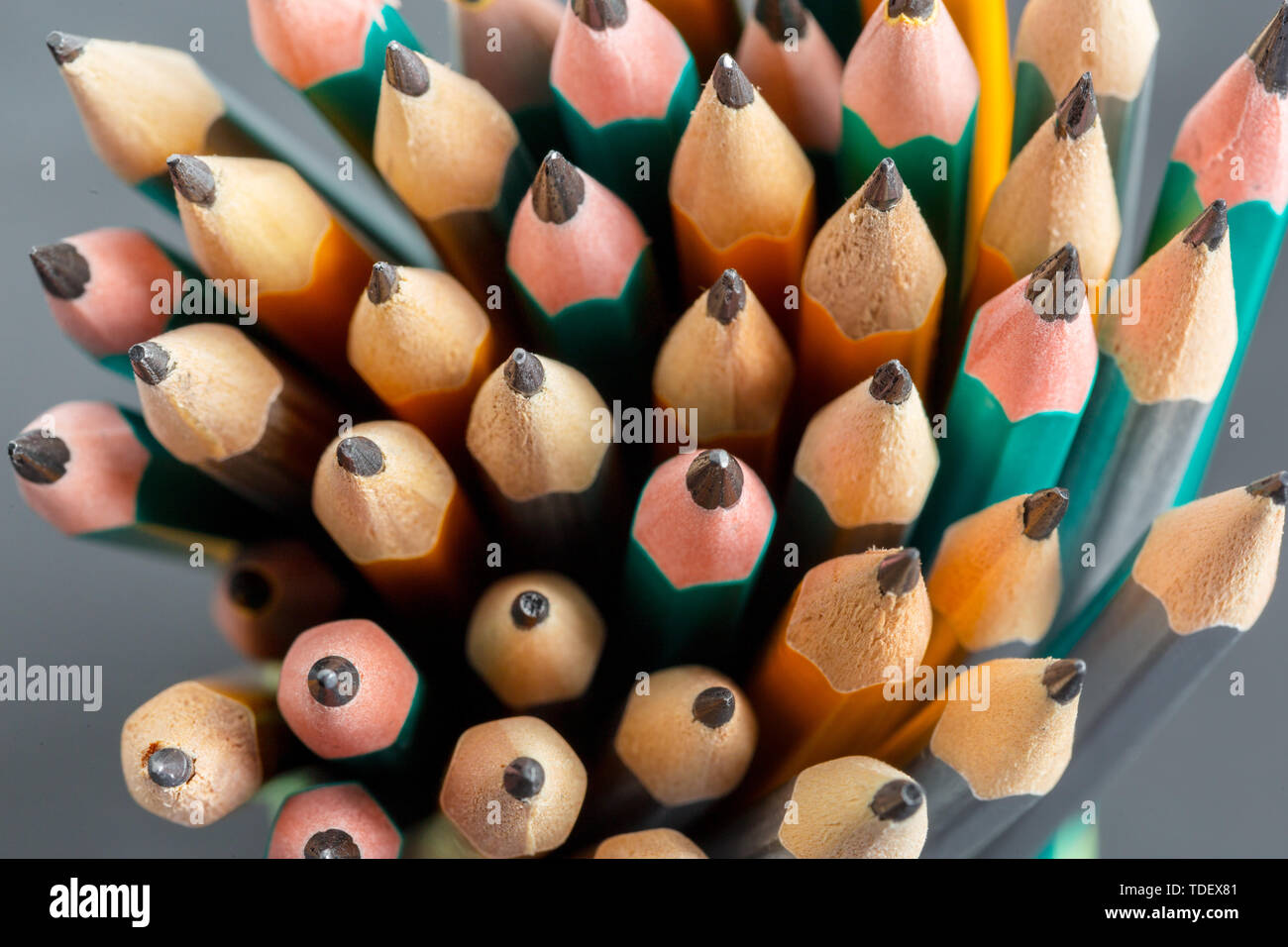 Pile of pencils Stock Photo - Alamy
