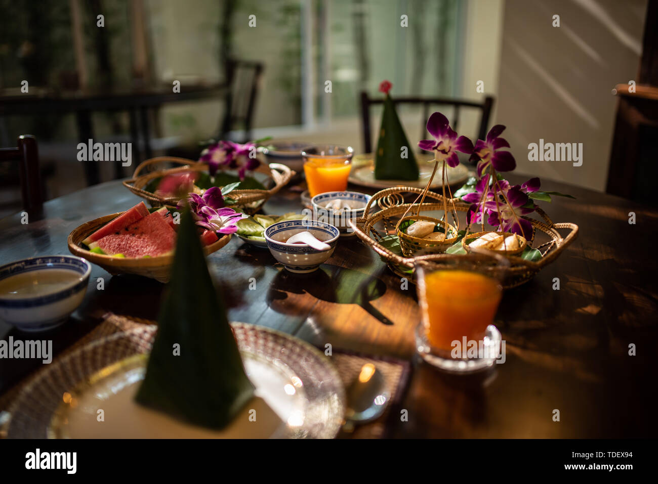 Southeast Asian gourmet breakfast Stock Photo - Alamy