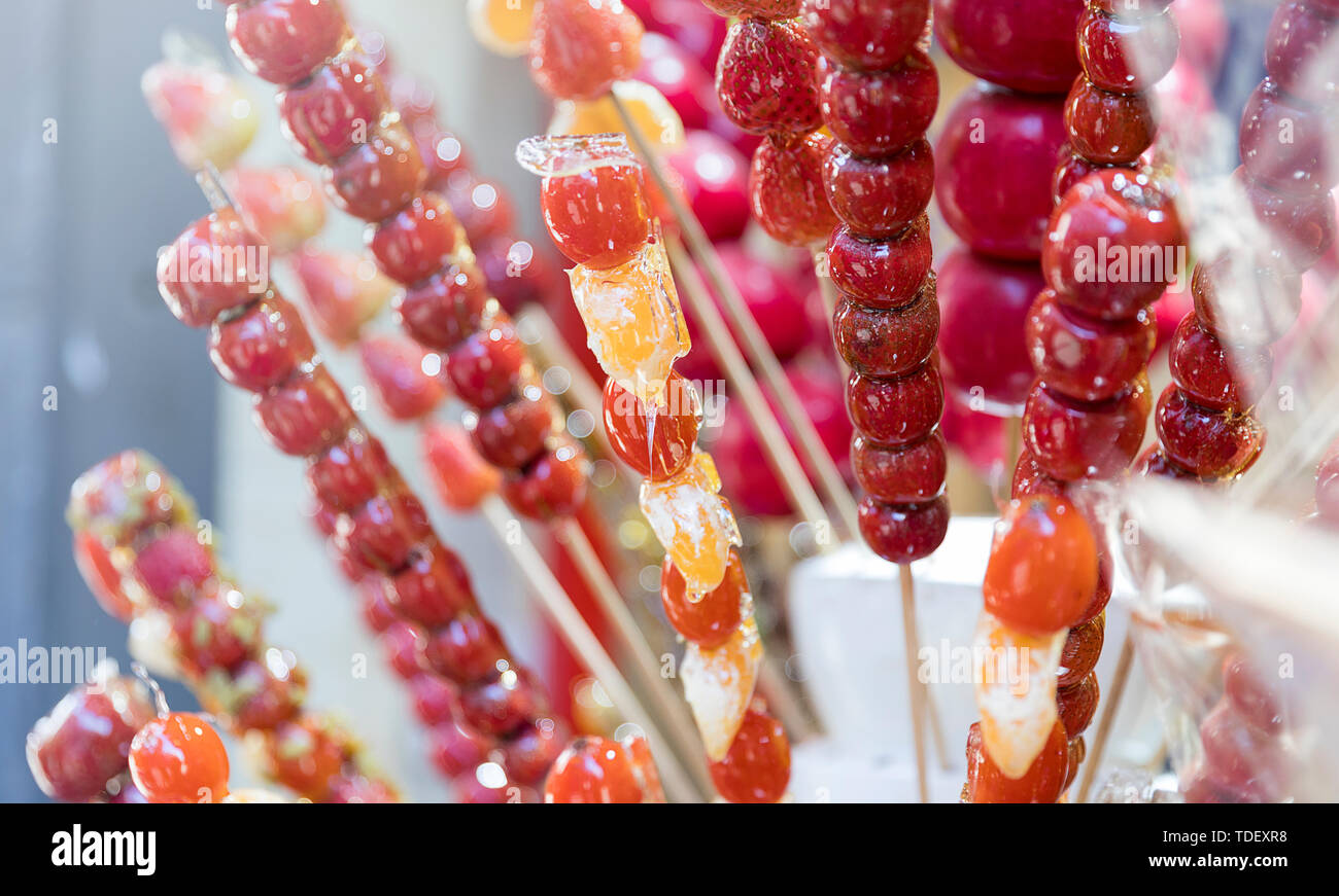 Delicious ice sugar gourd Stock Photo - Alamy