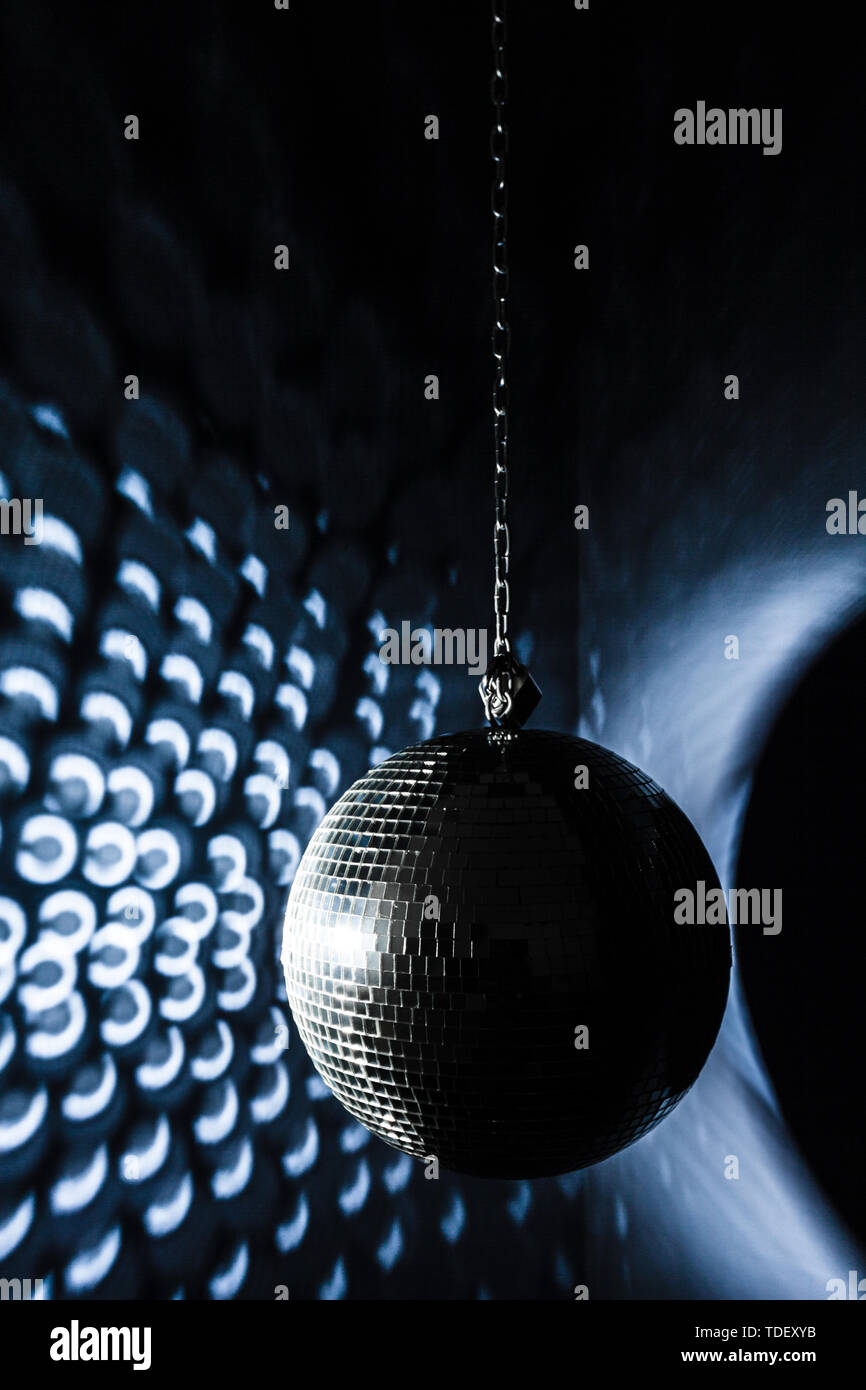 A Mirror disco ball Stock Photo - Alamy
