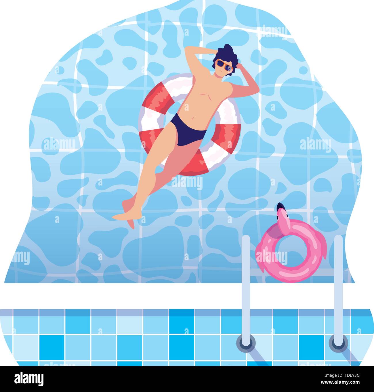 Lifeguard boy Stock Vector Images - Alamy