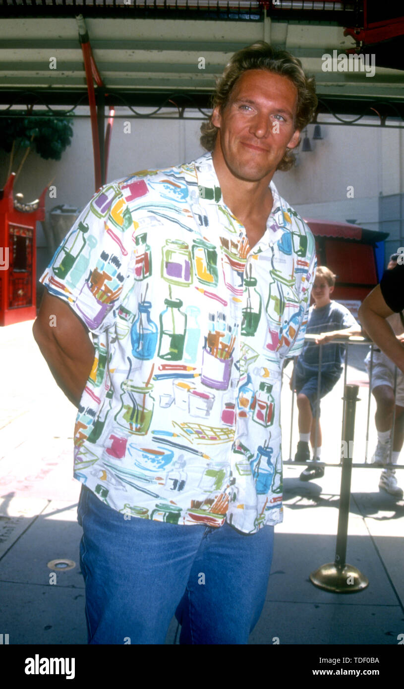 Hollywood, California, USA 14th July 1994 Actor Ralf Moller attends ...