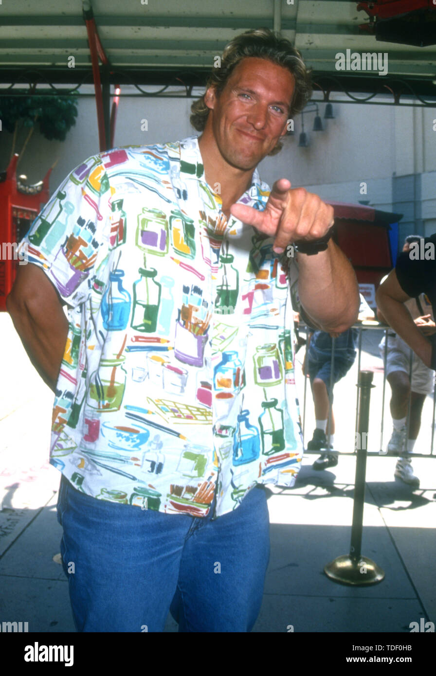 Hollywood, California, USA 14th July 1994 Actor Ralf Moller attends ...
