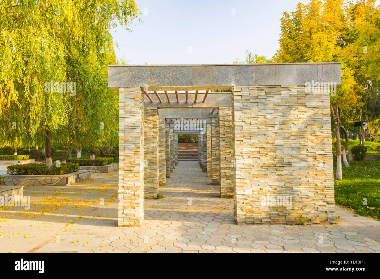 Wood corridor corridors hi-res stock photography and images - Alamy