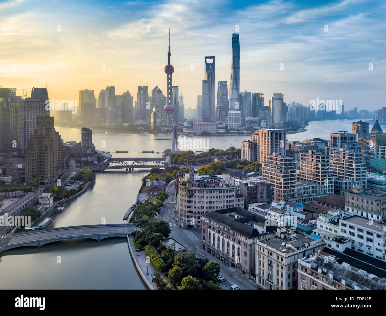Shanghai Bund morning Stock Photo - Alamy