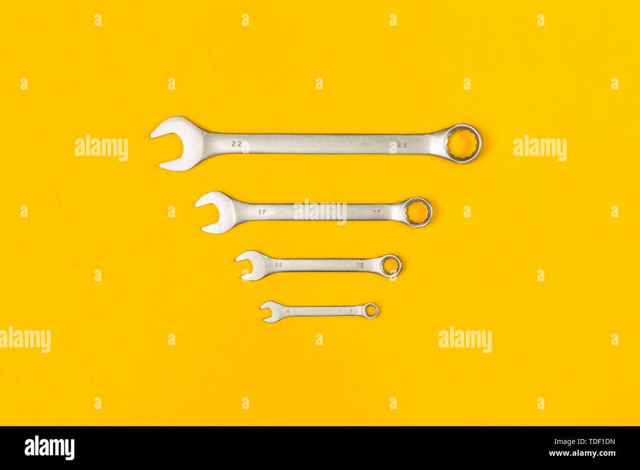 Spanner wrench hand tool Stock Photo - Alamy