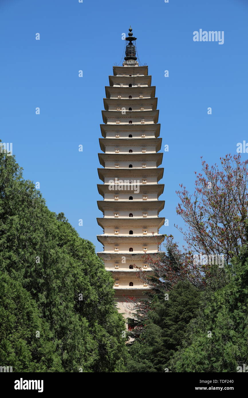 three pagodas of dali Stock Photo - Alamy