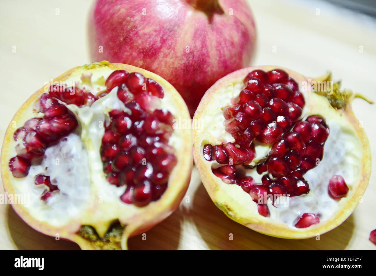 Soft seed pomegranate Stock Photo - Alamy
