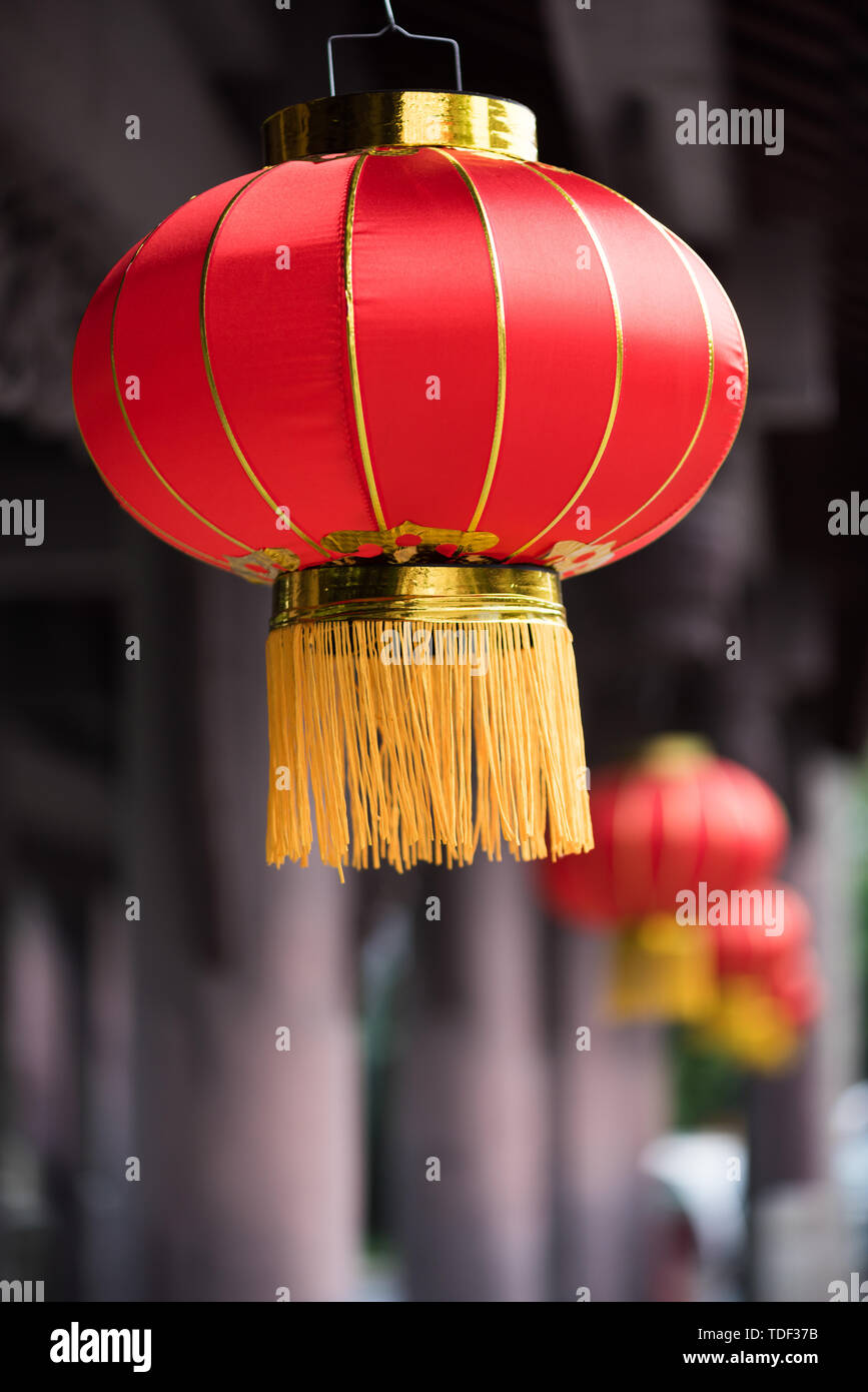 Red Lanterns And Festive Decoration Traditional Festivals High ...