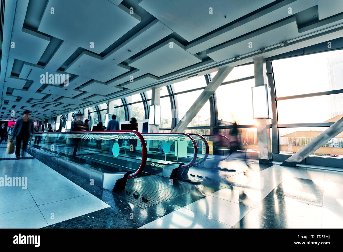 Automatic staircase transportation system hi-res stock photography and ...