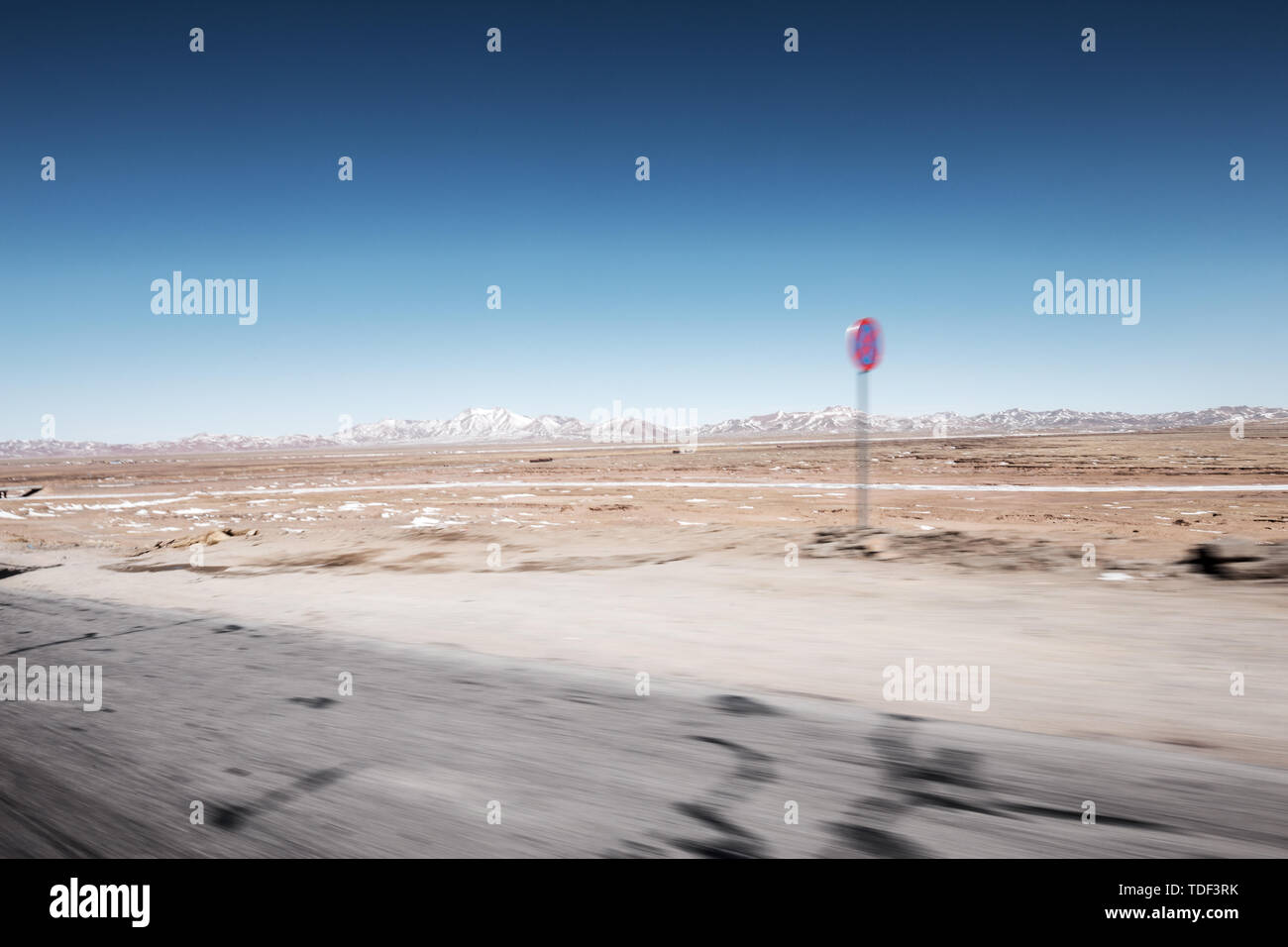 Hot asphalt sign hi-res stock photography and images - Alamy