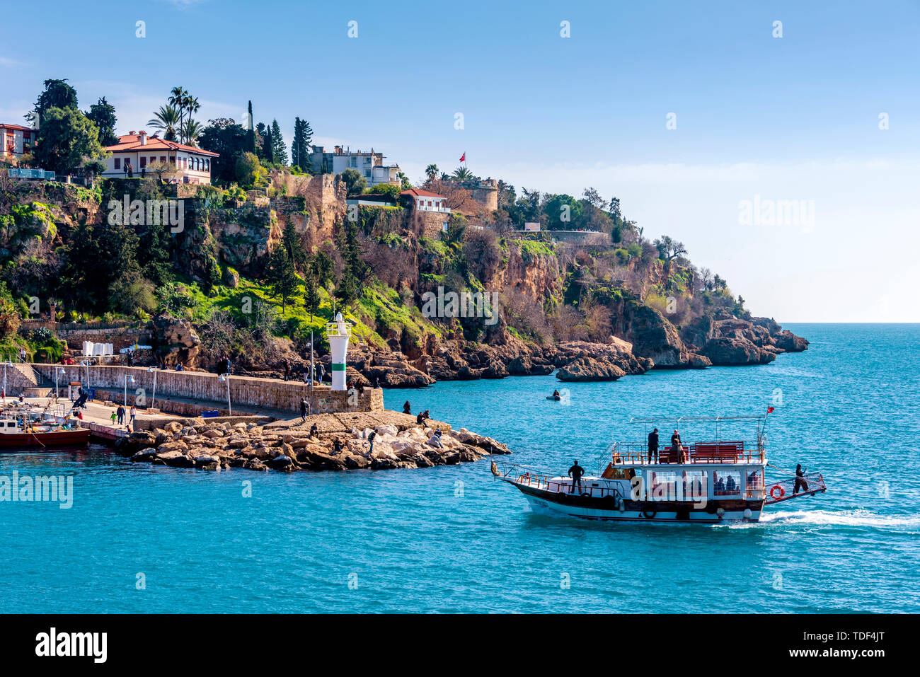 Port of Antalya, Turkey Stock Photo - Alamy