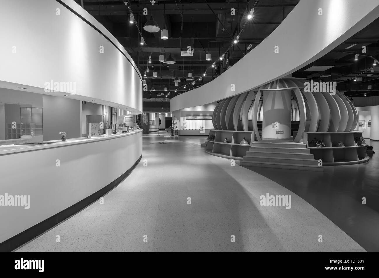 Exhibition hall design layout Stock Photo - Alamy